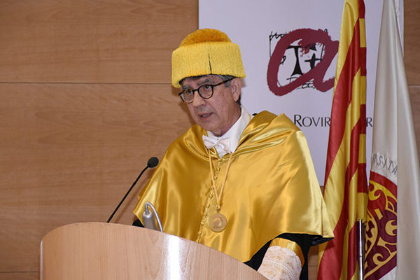 Ramon Gomis, Honorary Doctorate from the URV | Hospital Clínic Barcelona